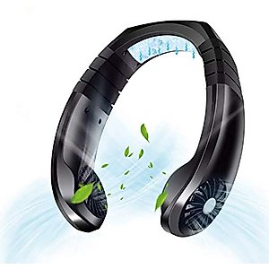 Eonthry Neck Air Conditioner Portable Neck Fan Wearable Air conditioner Fan Rechargeable 3600mah Mini Personal Fan Neck Ac Air Conditioner Bladeless Fan Cooling Neck Wraps Blow Cold Air for Travel