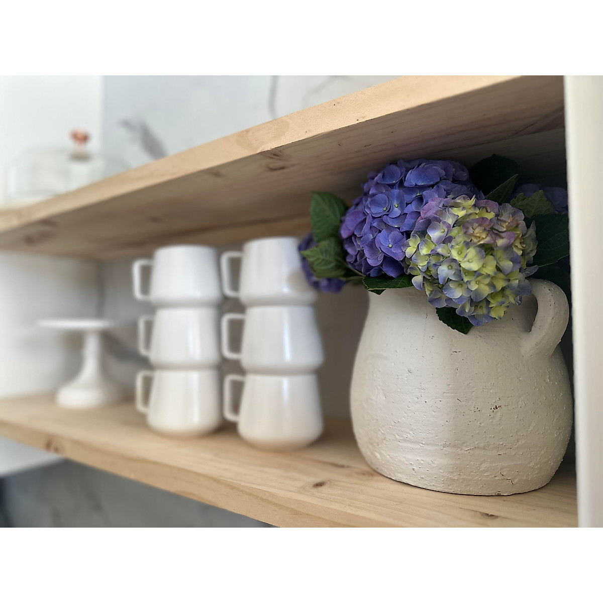 White Classic simple modern mugs Solid Matte Coffee cups matte white capacity 12 oz durable Set of 4