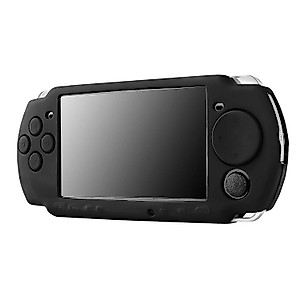 TFSeven High Capacity Replacement Sony PSP-110 Battery + AC Adapter 5V 2A Wall Travel Power Supply + Back Door Battery Cover Compatible For PSP 1000 1001 Series Accessories Kit Bundle