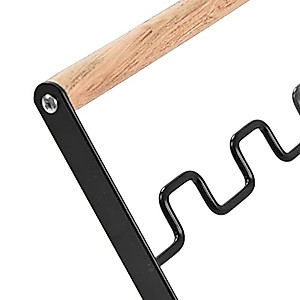 Trash Bag Holder, Portable Collapsible Sturdy Trash Bag Holder, Outdoor Leaf Bag Stand, Widely Used in Bedroom, Kitchen, Barbecue, Picnic(Black)