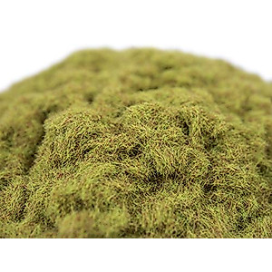 Huge Miniatures Static Grass, Yellowed Green 2mm Summer Spring Diorama Tabletop Scenery and Model Basing Autumn Fall Winter - 8oz Container