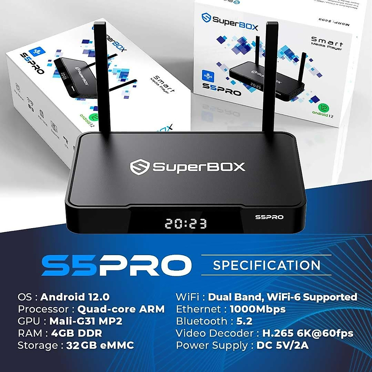 Newest Android Media Player S5 Pro