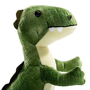 HollyHOME Plush T-Rex Dinosaur Baby Stuffed Animal Toy Kids Gift Green 10"