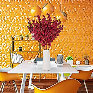 HANTAJANSS Artificial Orchids Silk Flowers, 8 Pcs Orchids Silk Fake Flowers in Bulk Flowers Artificial for Indoor Outdoor Wedding Home Office Decoration (Burgundy)