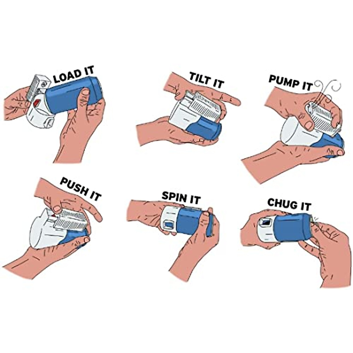 Popchug Shotgun Tool 2.0 Can Opener Pump Action Shot Gunning Tool Coke/Sprite/ Beer/ HardSeltzer Sender This Will Take You’re House Parties Tailgates and More To The Next Level (BLUE)