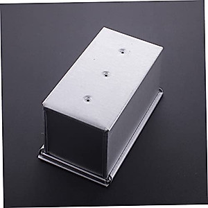 UPKOCH 1pc Mini Pan Aluminum Loaf Pans Mini Toast Bread Loaf Tin Toast with Cover Broiler Pan for Oven Kitchen Supplies Baking Tray Household Baking Plate Mold Baking Mold Bakeware Pie