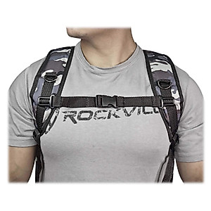 RockvilIe DJ Mixer Case Travel Camo Backpack Bag Fits 19"w x 20"h x 13"d