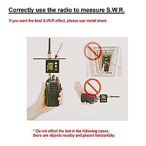 Mcbazel Surecom SW-102 Digital VHF/UHF 125-525Mhz Antenna Power & SWR Meter