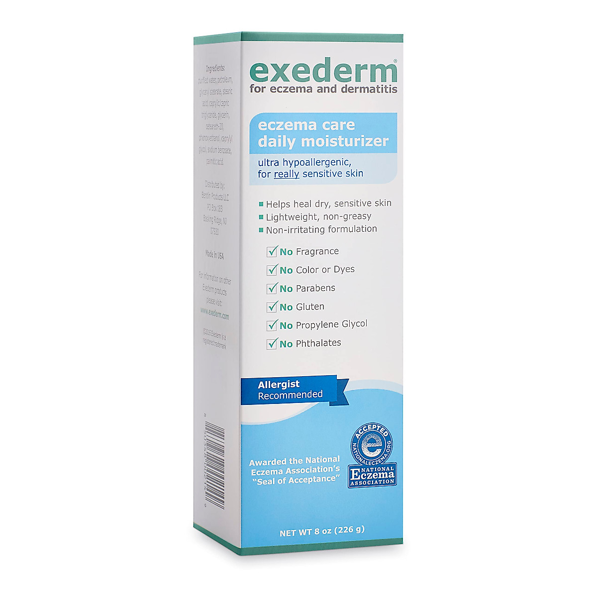 Exederm Intensive Daily Moisturizer for Eczema & Dermatitis (8oz)