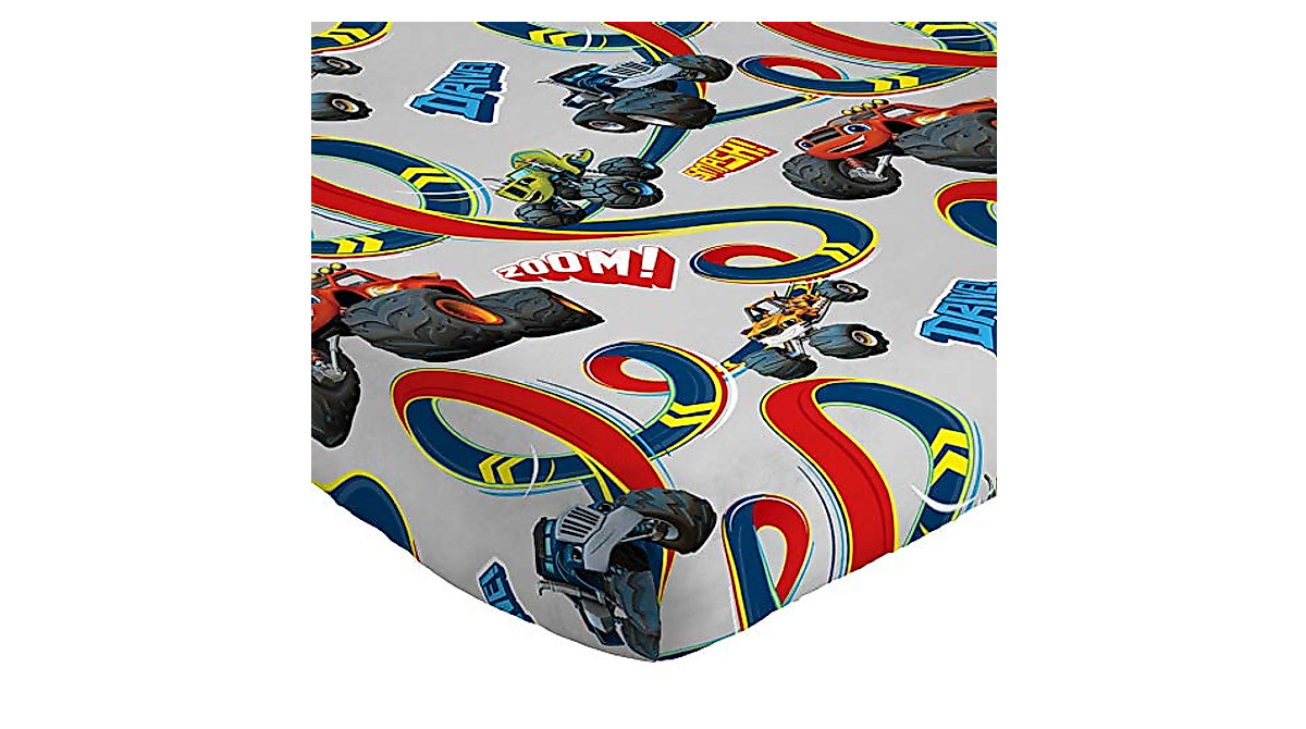 Jay Franco Nickelodeon Blaze Twin Sheet Set - Soft & Fun Bedding