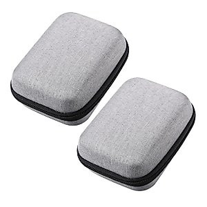 FAVOMOTO 4 Pcs Multifunctional Storage Bag Wireless Mic Bag Portable Wireless Mic Case Usb Guitar Cable Wireless Headset Microphone Headphone Pouch Lapel Storage Box Travel Eva Outdoor