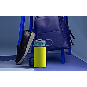 Asobu Mini Hiker Double Walled Vacuum Insulated Stainless Steel Compact Water Travel Bottle 12 Ounce