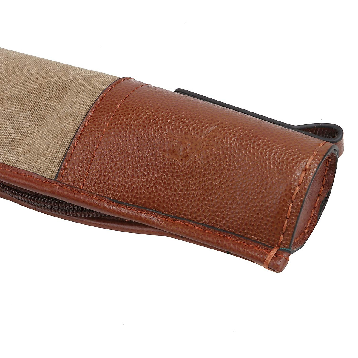 TOURBON Hunting Padding Gun Slip Bag 52 inch Shotgun Case - Canvas and Leather