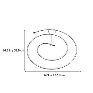 Cabilock Spiral Shaped Hanger Quilt Rack:2 Pcs Clothes Drying Rack Indoor Sheets Round Rotary Metal Hanging Space-Saving Storage Rack for Indoor & Outside