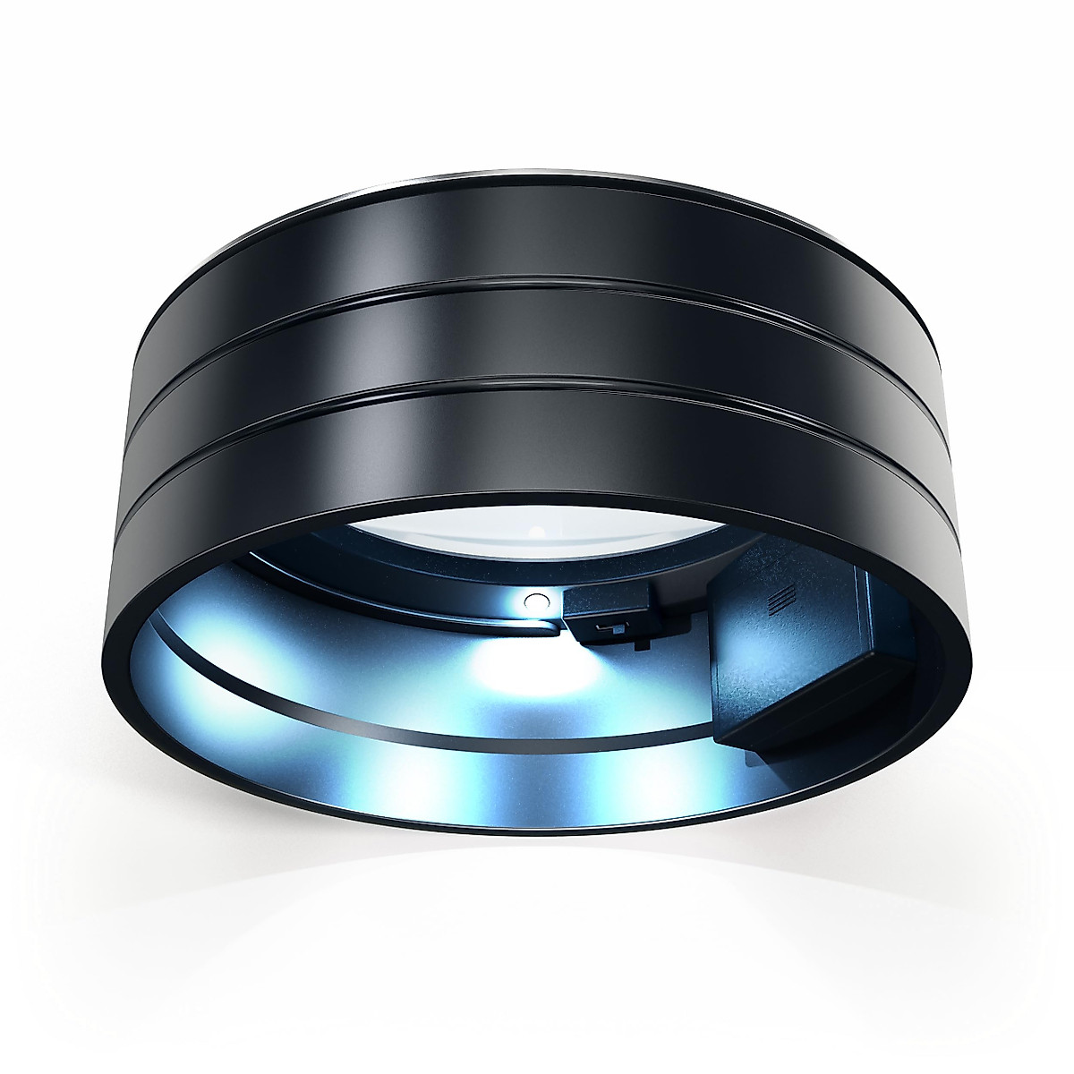 Satechi ReadMate LED Desktop Magnifier with up to 5X Magnification - Carrying Case Included (Black)