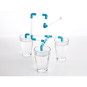 DIY Crazy Straws Connectors 21 pcs, Drinking Straws to Children play Game Straws, Cool Silly Gaming Straws