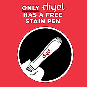 Dryel At-Home Mega Dry Cleaner Starter Kit, Includes Dry Cleaning Cloths and To-Go Stain Removal Pen - 14 Load Capacity