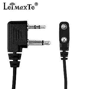 LEIMAXTE Compatible for Midland Walkie Talkie,Two Way Radios Acoustic Tube Security Surveillance Earpiece with Mic