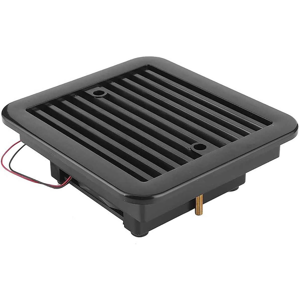 Aramox Vent Fan, 12V 4W Vent Fan with Shutters Vent One‑Way Side Strong Wind Air Camper RV Accessories