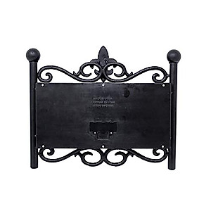 Natures Mark Solar Power Lighted House Numbers Address Stake Sign - LED Illuminated Outdoor Metal Light Up House Number Sign Decor for Home Yard Street (Metal Stake)