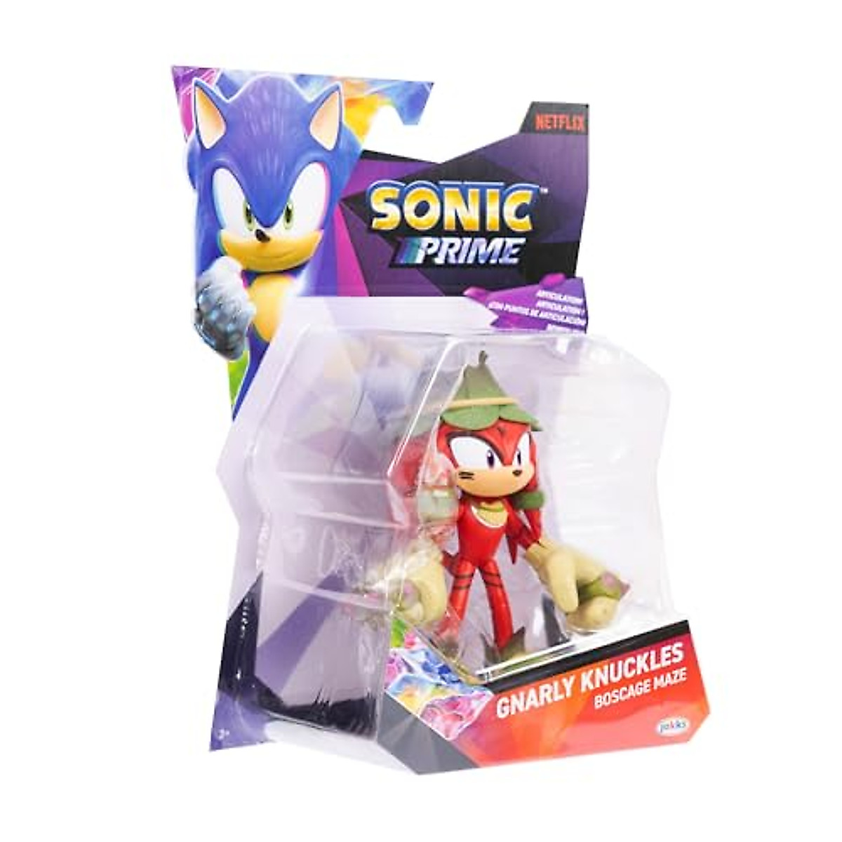 Sonic Prime 5" Articulated Action Figure - Knuckles The Dread