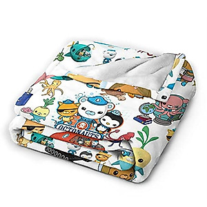 Ultra-Soft Micro Fleece Blanket Flannel Blanket Cartoon Throw Blanket for Bed Sofa Travel 40"x50" for All Seasons