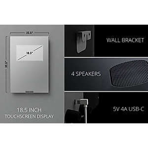 T Thin Cast Capstone Touch Screen Smart Mirror 33" x 23" - Standard - WI-FI/Download APPS/Bluetooth/Casting/Streaming