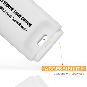 Espeon 250GB Portable SSD Solid State USB Drive, USB 3.2 Gen2 UASP SuperSpeed+. Up to 600MB/s Read, 260MB/s Write - SS+