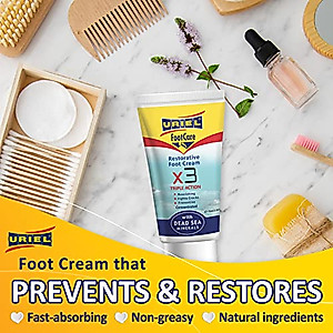 URIEL Foot Cream Stocking Stuffers, Christmas gift, Cream for Dry Cracked Heels Treatment, Dry Feet Treatment Lotion for Women and Men, Soothing and Quick Absorbing Cracked Heel Repair