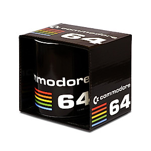 Logoshirt® Nerd I Commodore 64 I C64 Logo I Porcelain Coffee Mug 300 ml I Dishwasher & Microwave Safe I in Coloured Gift Packaging I Licensed Original Design