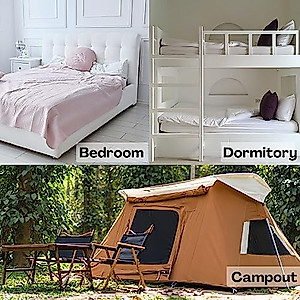 3 Inch Memory Foam Mattress Topper King Size, Cooling Gel Infused Mattress Topper for Pressure Relief & Cooling Sleep, Firm Mattress Topper King Memory Foam Bed Toppers with Bamboo Cover