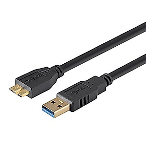 UC-E22 Replacement USB Cable for Nikon DSLR D500 Camera, USB 3.0 A to Micro B Cable, 6 Feet