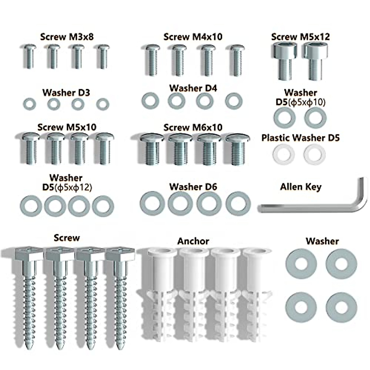 WALI Projector Ceiling Mount, Universal Low Profile Projector Mount with Retractable Arms and Multiple Adjustment Function (PM-002-W), White