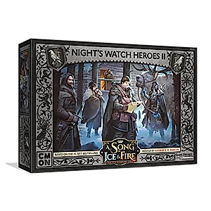 CMON A Song of Ice and Fire Tabletop Miniatures Game Night's Watch Heroes II Box Set - Lead The Watchers on The Wall! Strategy Game for Adults, Ages 14+, 2+ Players, 45-60 Minute Playtime, Made