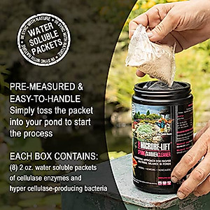 MICROBE-LIFT 10XSSCX1 Spring and Summer Pond and Outdoor Water Garden Cleaner, Safe for Live Koi Fish, Plant Life, and Decor, 16 Ounces