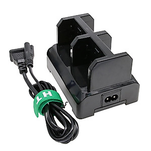 HangTon Battery Charger for Trimble 54344 92600 92670, 5700 5800 R7 R8 SPS985 S6 TSC1 GPS GNSS Receiver, 4 Slot C300