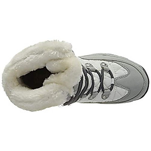 Jack Wolfskin Women's Aspen Texapore Mid W Hiking Boot, White/Silver, 7.5