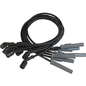 MSD 32823 Black 8.5mm Super Conductor Spark Plug Wire Set, Black