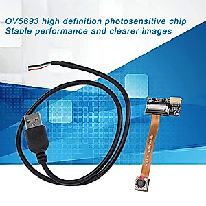 Tefola Autofocus Camera Module, USB Camera Module, HD 5MP Mini USB2.0 Webcam Board for Android HBVCAM‑5M2118AF110‑48 V11