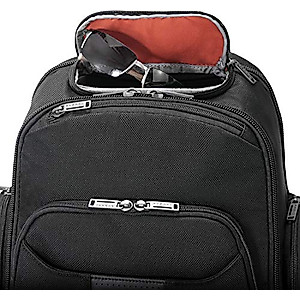 EVERKI Versa 2 Premium Business 14.1-Inch / MacBook Pro 15 Backpack, Ballistic Nylon, Travel Friendly (EKP127B) , Black