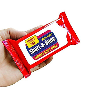 Shart Be Gone Surprise Stripe Wipes - Funny Moist Wipes for Teens and Adults - Travel Size
