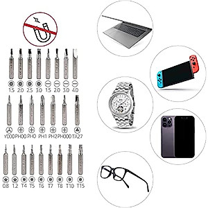 Amazon Basics 73-Piece Magnetic Ratcheting Wrench and Electronics Precision Screwdriver Set