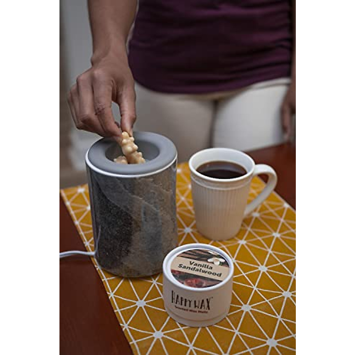 Happy Wax Classic Pumpkin Collection Scented Natural Soy Wax Melts – 6 Total Oz. of Scented Wax Melts, Collection Includes 2oz Pumpkin Souffle, 2oz Pumpkin Maple Crunch, and 2oz Pumpkin Spice Latte