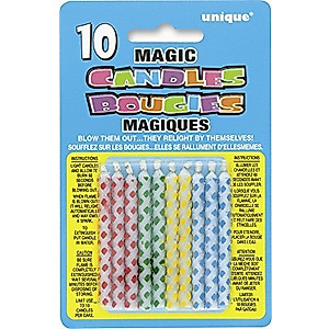 Unique Magic Relighting, 2.5", Diamond Dot Trick Candles