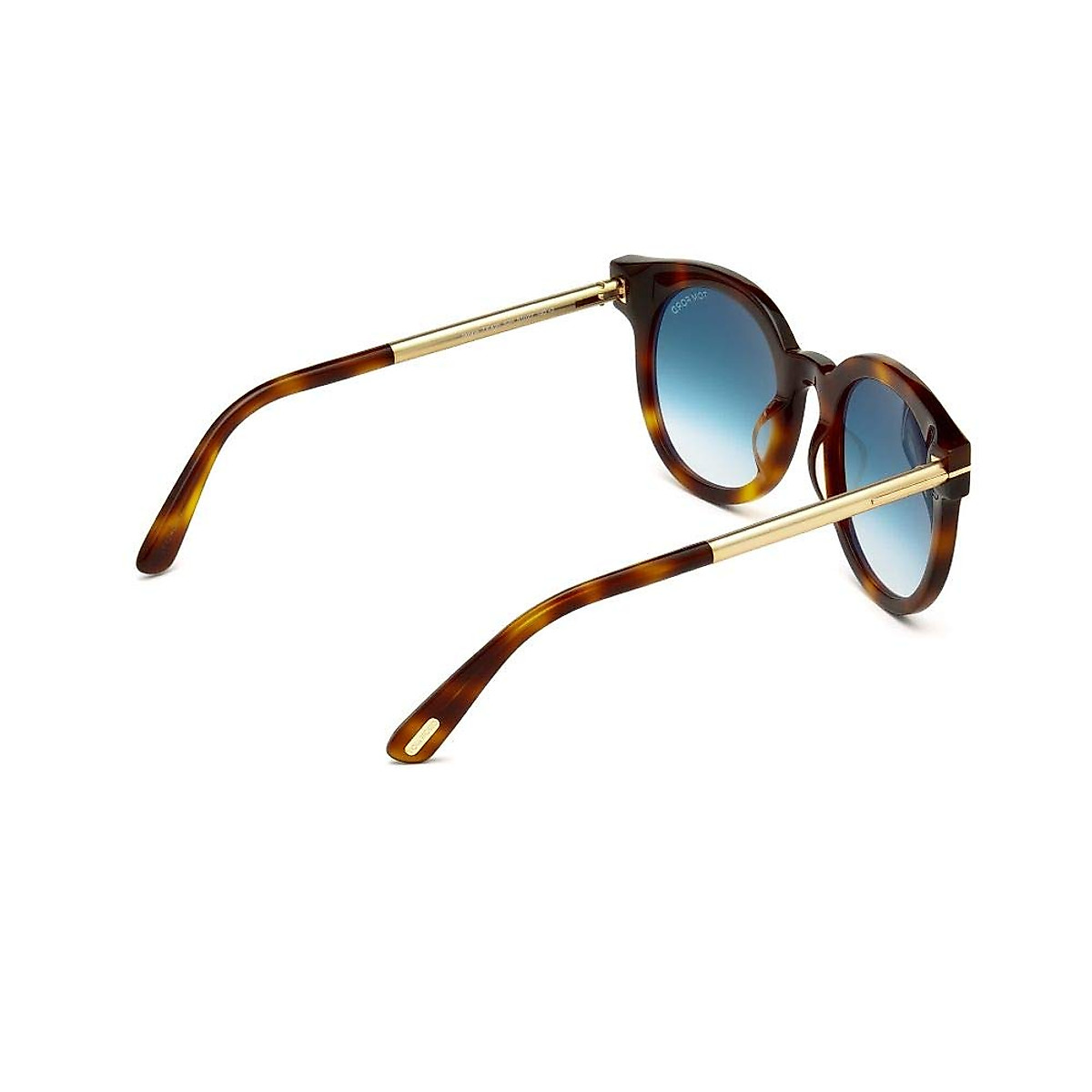 Tom Ford Sunglasses - FT0435 Janina 52P - Havana/Gradient Blue (51/22/140)