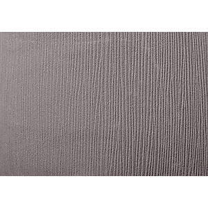 INTEX 68579EP Beanless Bag Inflatable Lounge Chair: Corduroy Textured Flocking – Durable Vinyl – Folds Compactly – 220lb Weight Capacity – 45" x 45" x 28",Grey