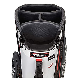 Titleist - Players 4 Plus StaDry Golf Bag - Charcoal/White/Red
