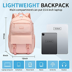 Backpack for Kids,Backpacks for School Light Backpack Suitable for Over 6 years old(Pink)