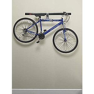 Rubbermaid FastTrack Horizontal Bike Rack, Garage Organization Wall Hanger, Bike Hanger, Wall Mount and Heavy Duty Bike Rack