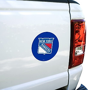 New York Rangers Logo Automotive Car Refrigerator Locker Vinyl Circle Magnet